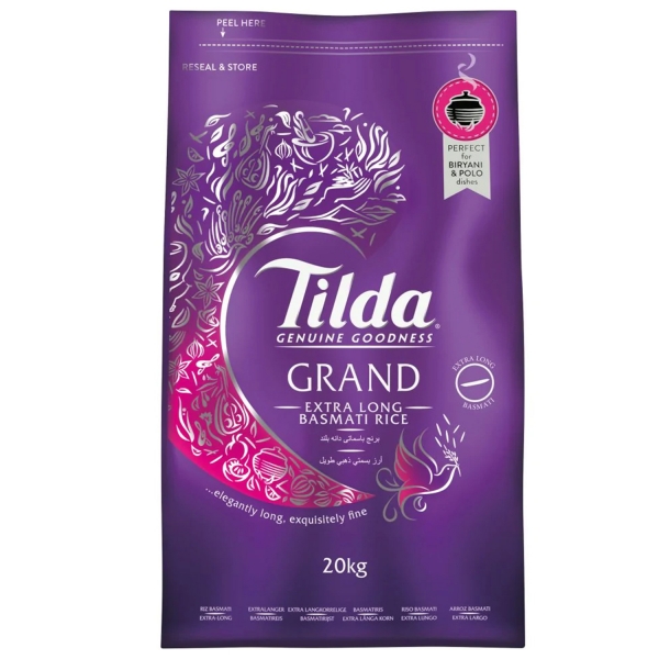 Riz Basmati Indien 20KG | Aliment Indien | Pankaj e-Boutique Indienne