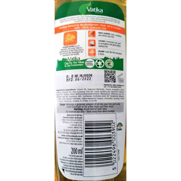 Indian Almond Hair Oil | Indian Beauty | Pankaj Indian Online Store